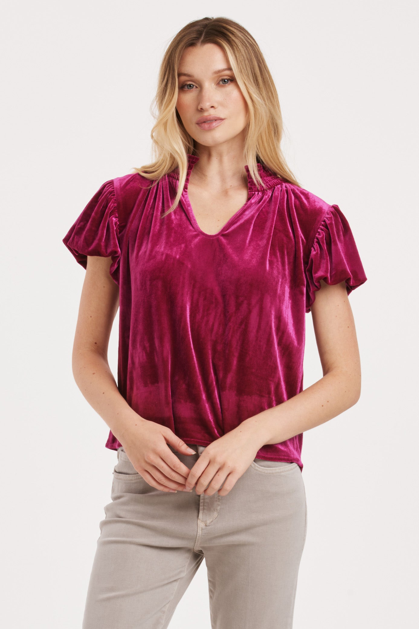 Eira Velvet Top – Point of Origin